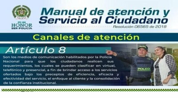 Manual de atención y Servicio al Ciudadano canales de atención Policía ... Manual de atención y Servicio al Ciudadano canales de atención Policía ...