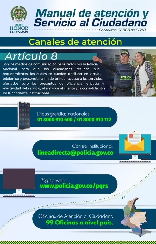 Manual de atención y Servicio al Ciudadano canales de atención Policía ... Manual de atención y Servicio al Ciudadano canales de atención Policía ...